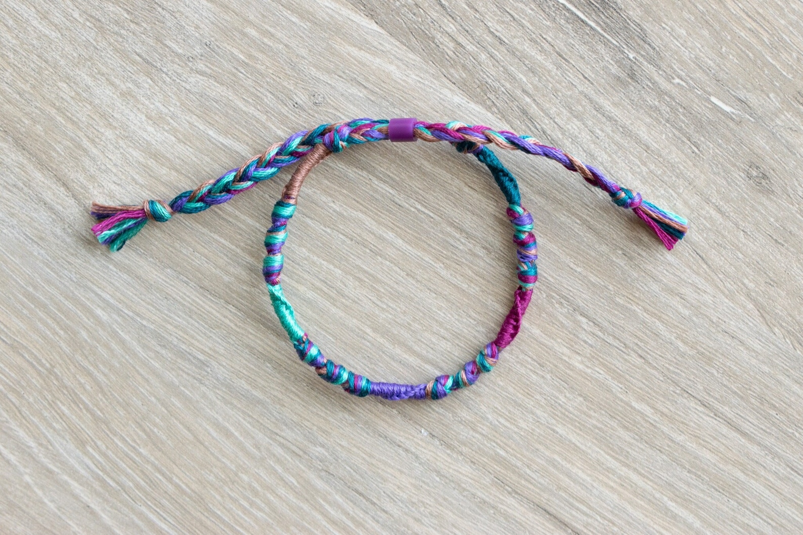 Knotted Friendship Bracelet/anklet | Skinny Bracelet/anklet | Beach ...
