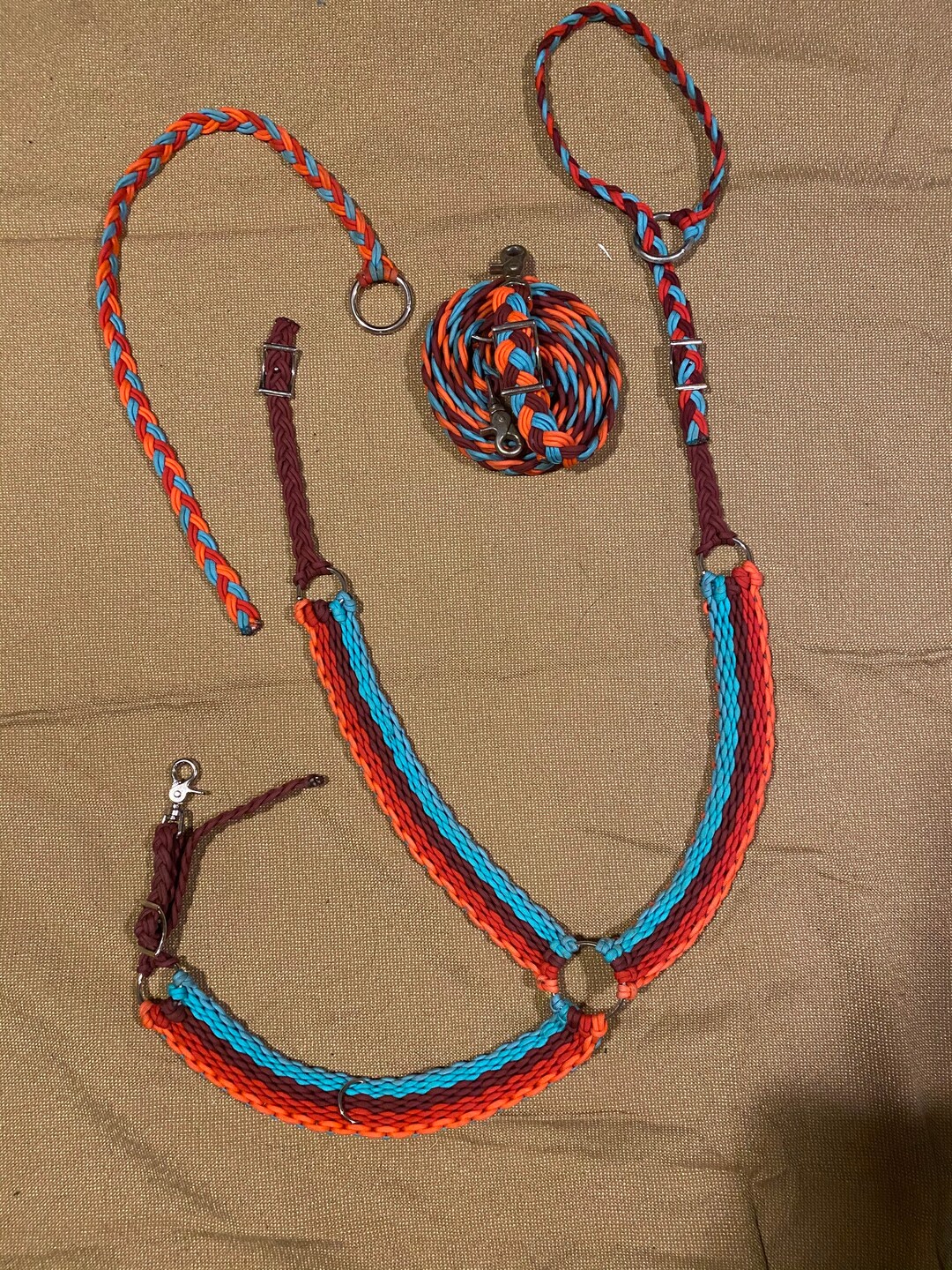 Made to Order Custom Tack Set. Breast Collar and Matching Reins. - Etsy