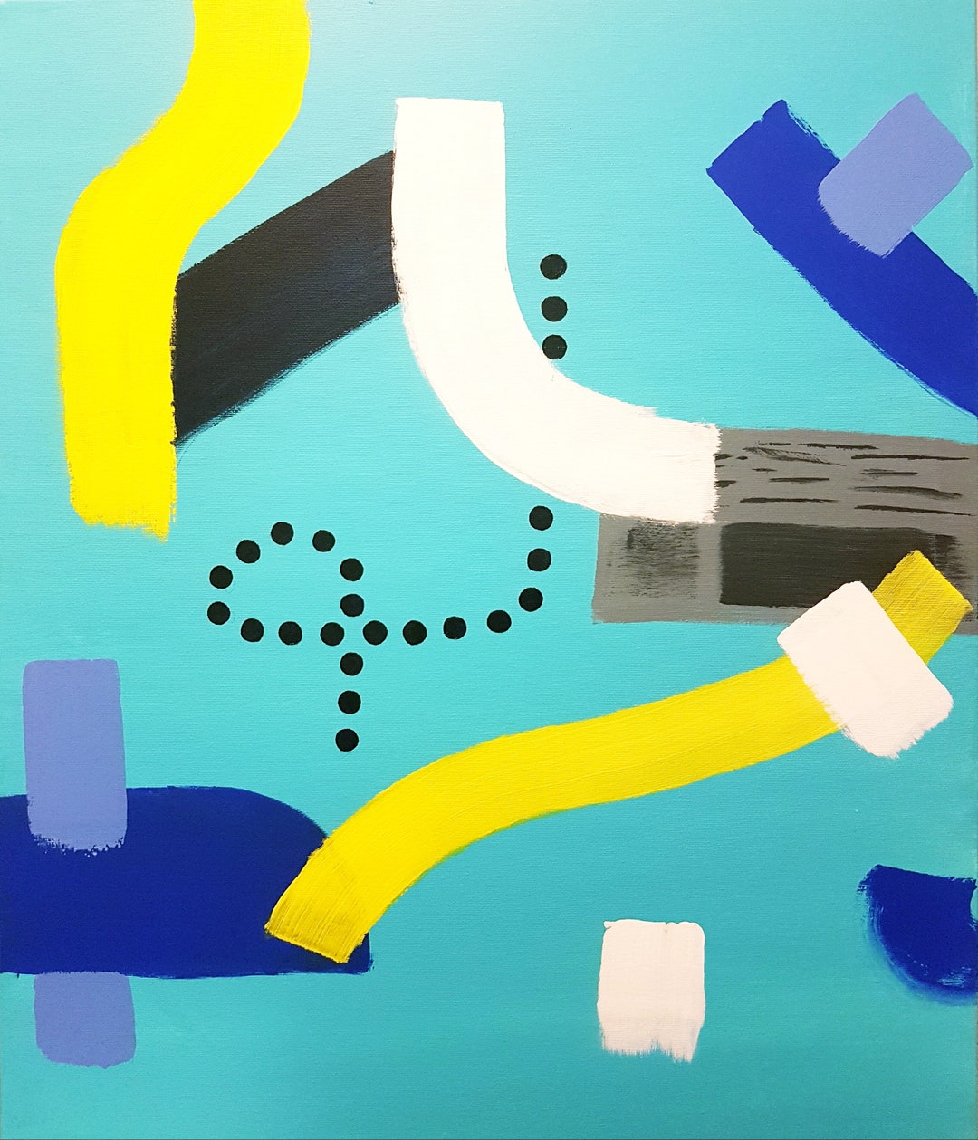 Communication!original Acrylic on Canvas Painting, Contemporary Art ...