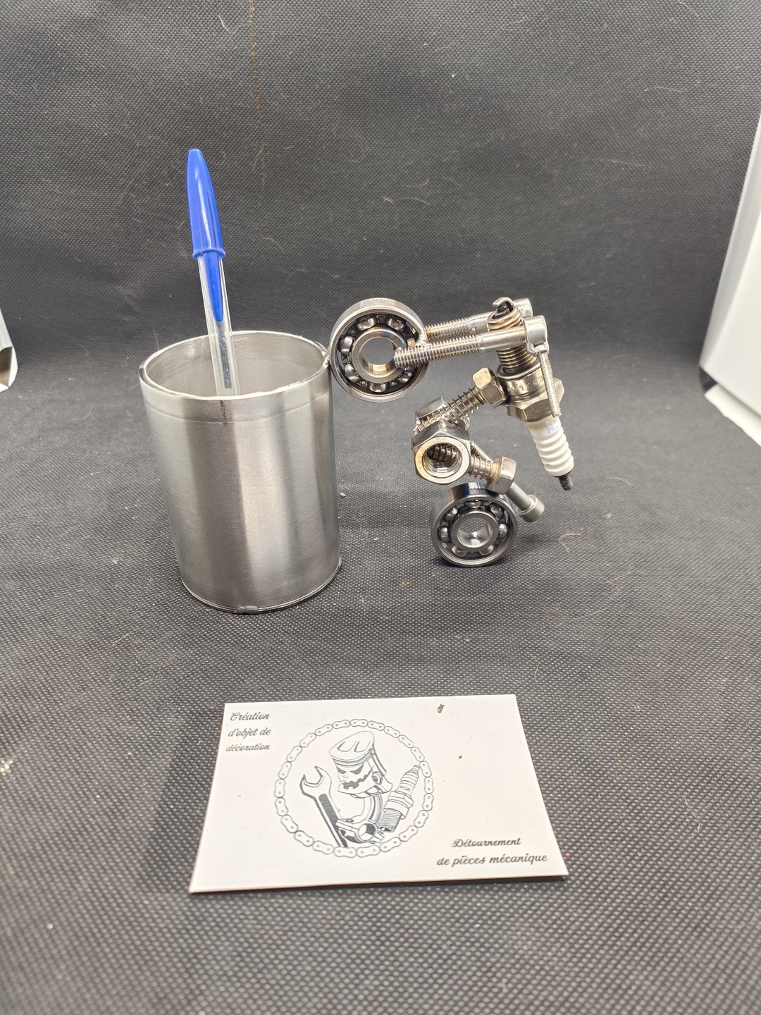 Wheeling Mini Motorcycle Pencil/pen Pot - Etsy