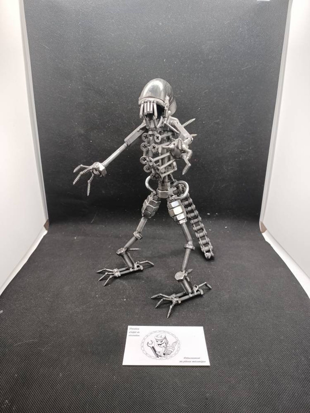 Alien Xenomorph Metal Sculpture - Etsy UK