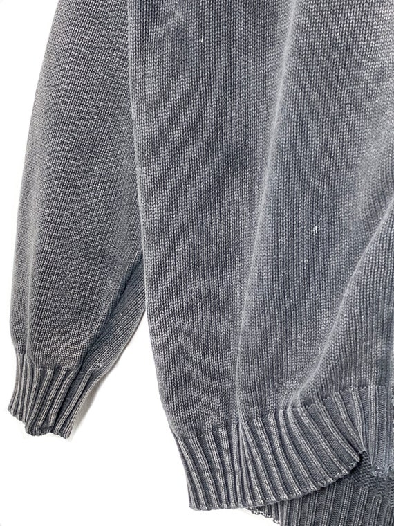 y2k Aesthetic ribbed sweater, 2000s vintage Coveri fr… - Gem