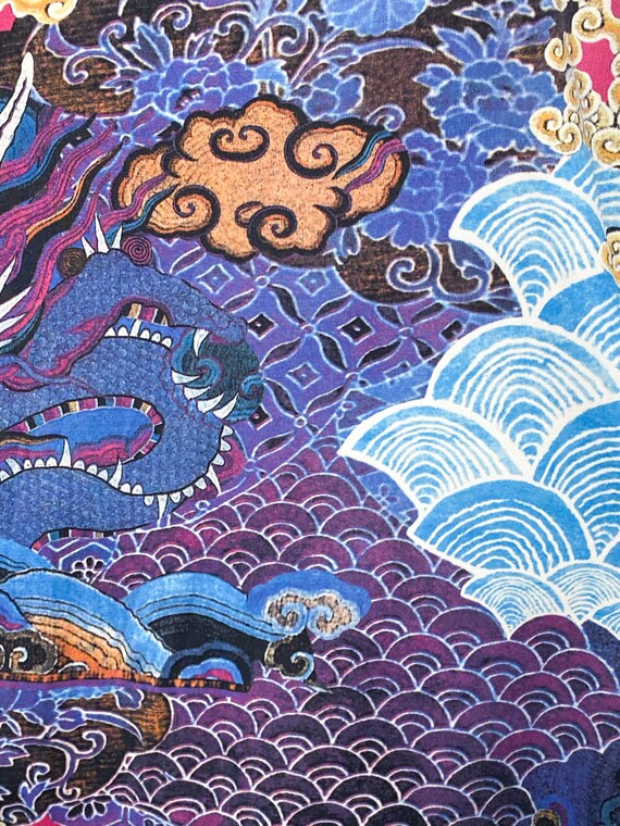 2000s Japanese graphic print mini dress, y2k multicol… - Gem