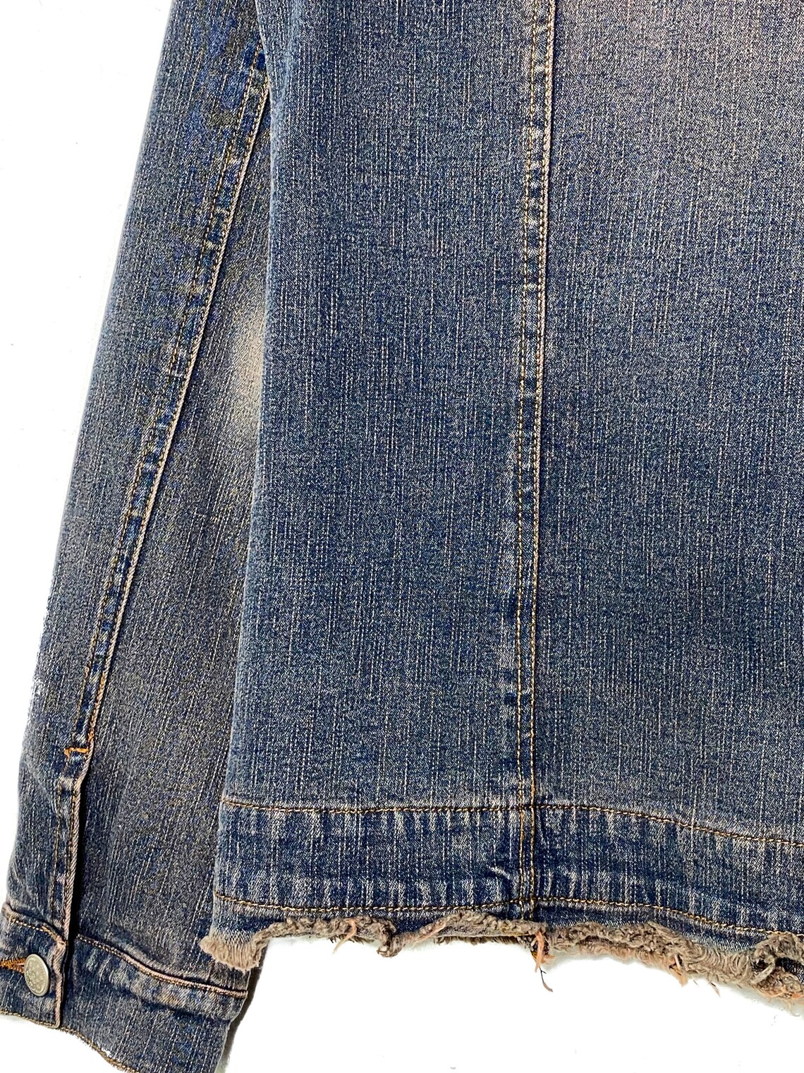 2000s Faded Denim Jacket - Etsy