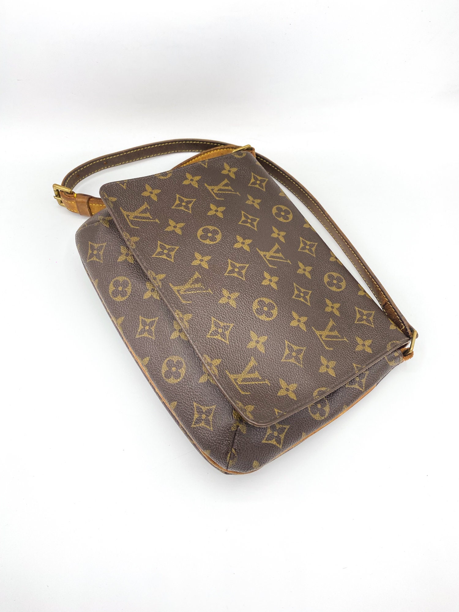 Louis Vuitton Monogram Shoulder Bag, Genuine Vintage Iconic Logo Bag - Etsy