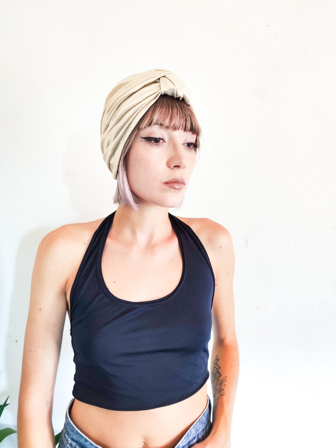 HAND MADE TURBANS Unique Gold Sunbath Hairband Made in Italy - Etsy