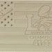 Cnc G-code File for American Flag. WE THE PEOPLE Size of Flag is 11.25 ...