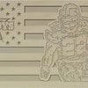 Cnc G-code File for American Flag. WE THE PEOPLE Size of Flag is 11.25 ...