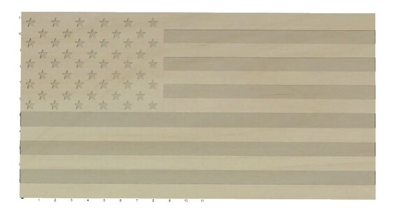 American Flag Full CNC G-code File and Ready to Cut. Grbl - Etsy