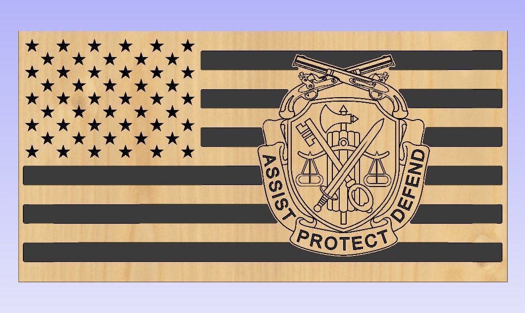 Assist Protect and Defend Flag (SVG, DXF and CRV File - Etsy