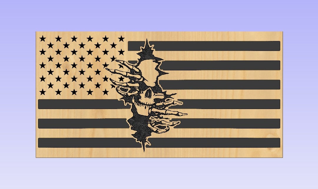 Skull Flag SVG File - Etsy