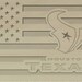 Cnc G-code File for American Flag. (WE THE PEOPLE) Size of Flag is 11. ...