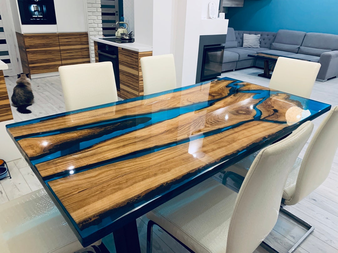 Custom Made Epoxy Dining Table 180x90cm HANDMADE - Etsy