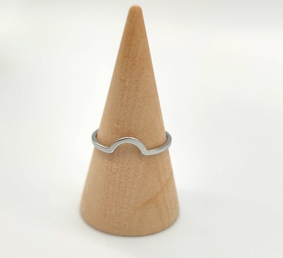Ring Semicircle Minimalist Ring Gold Silver Rose Gold - Etsy
