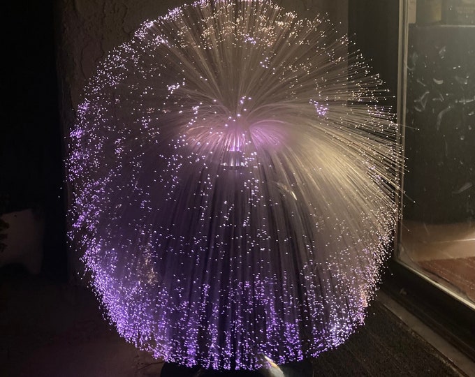 Huge Fantasia Fiber Optic Lamp, Vintage Sunburst 4000 From 60s 70s 80s ...