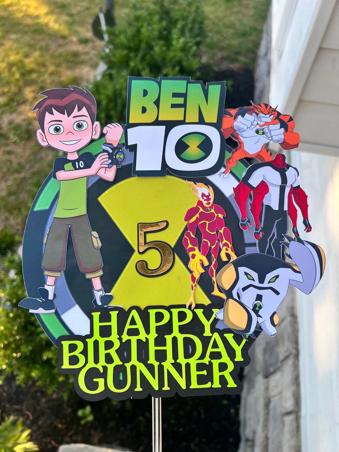Ben 10 Birthday Cake Topper - Etsy