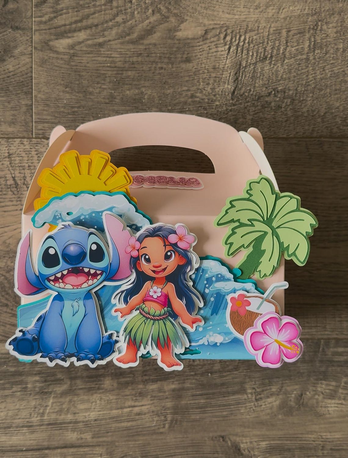 Stitch Birthday Gable Boxes, Party Favor, Goody Boxes Set of 6 - Etsy ...