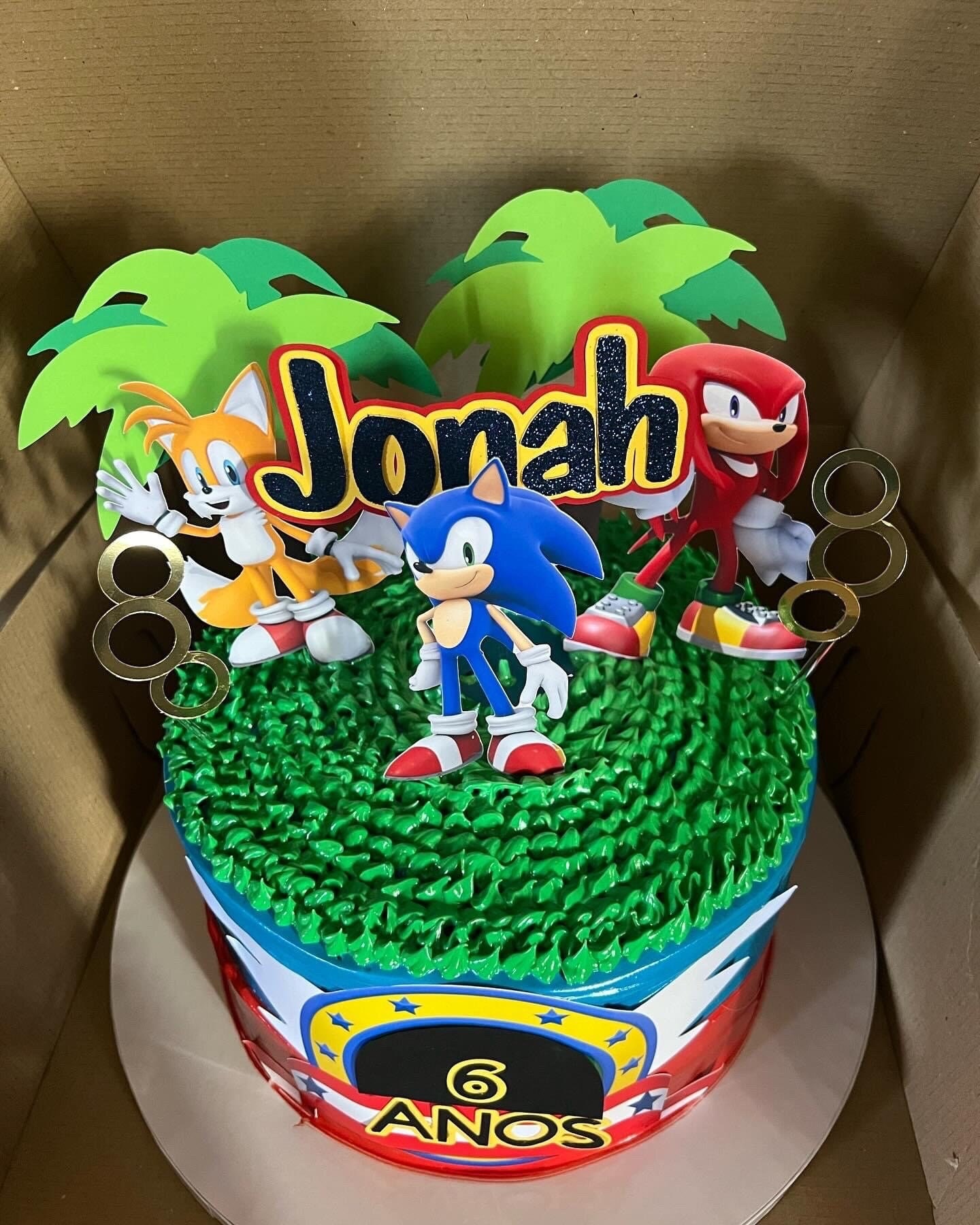 Sonic Cake Topper / Sonic Topper / Cake Topper / Sonic Party / Sonic ...