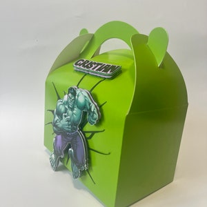 Avengers Hulk Candy Gable Box Set of 6 - Etsy