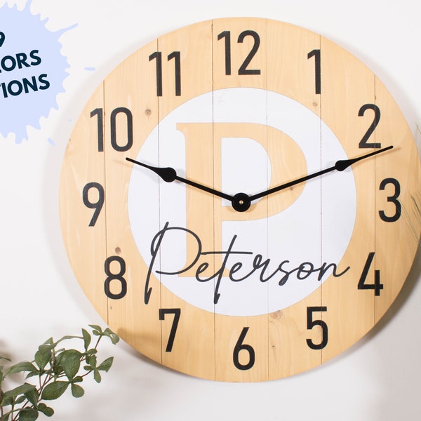 Large Wall Clock - Etsy