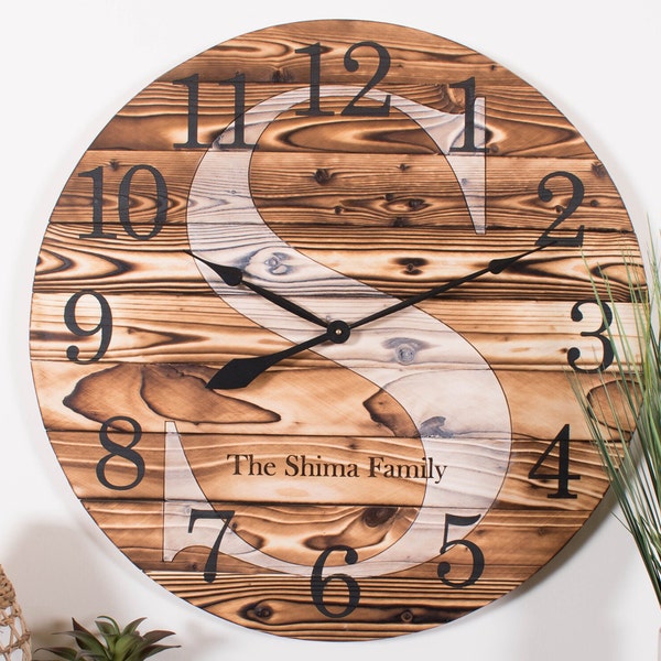Handmade Wood Clock - Etsy