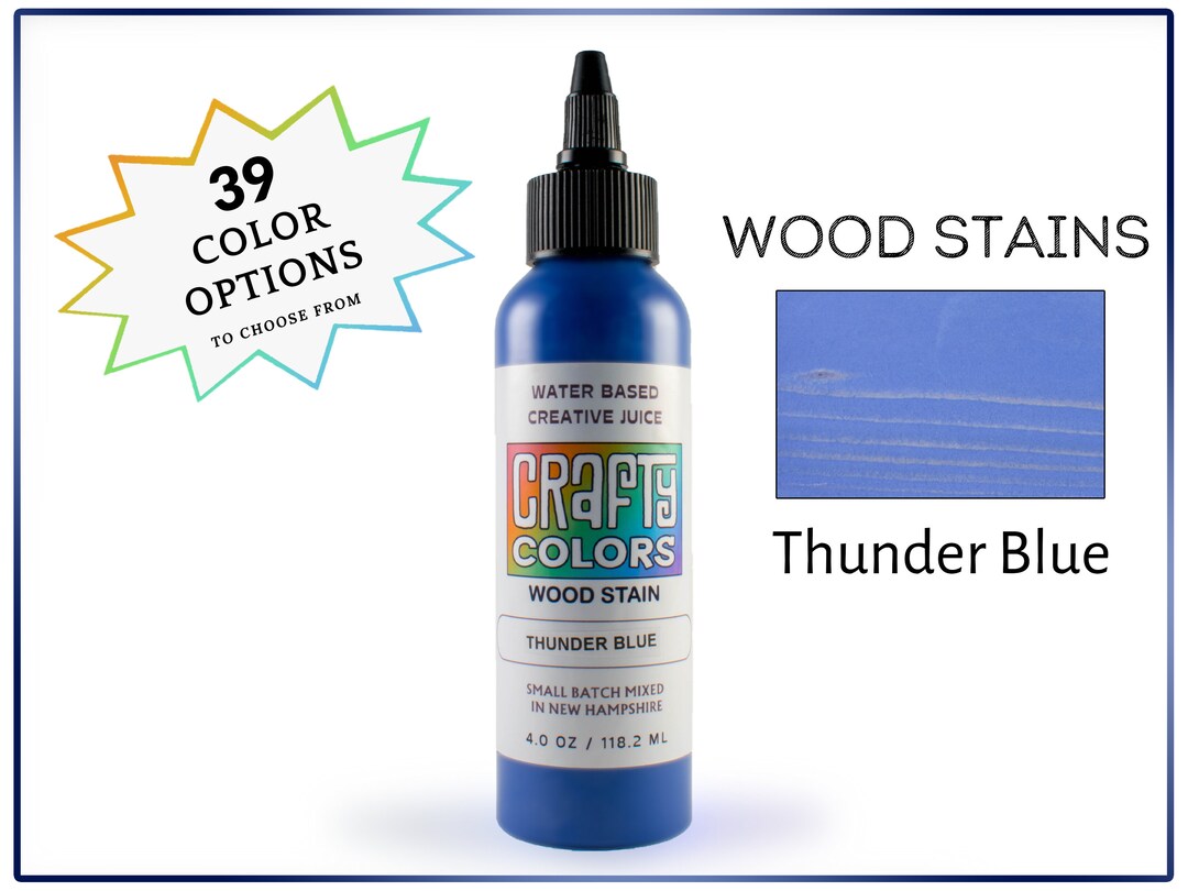 Blue Wood Stain DIY Rustic Decor Paint Home Decor Supplies - Etsy