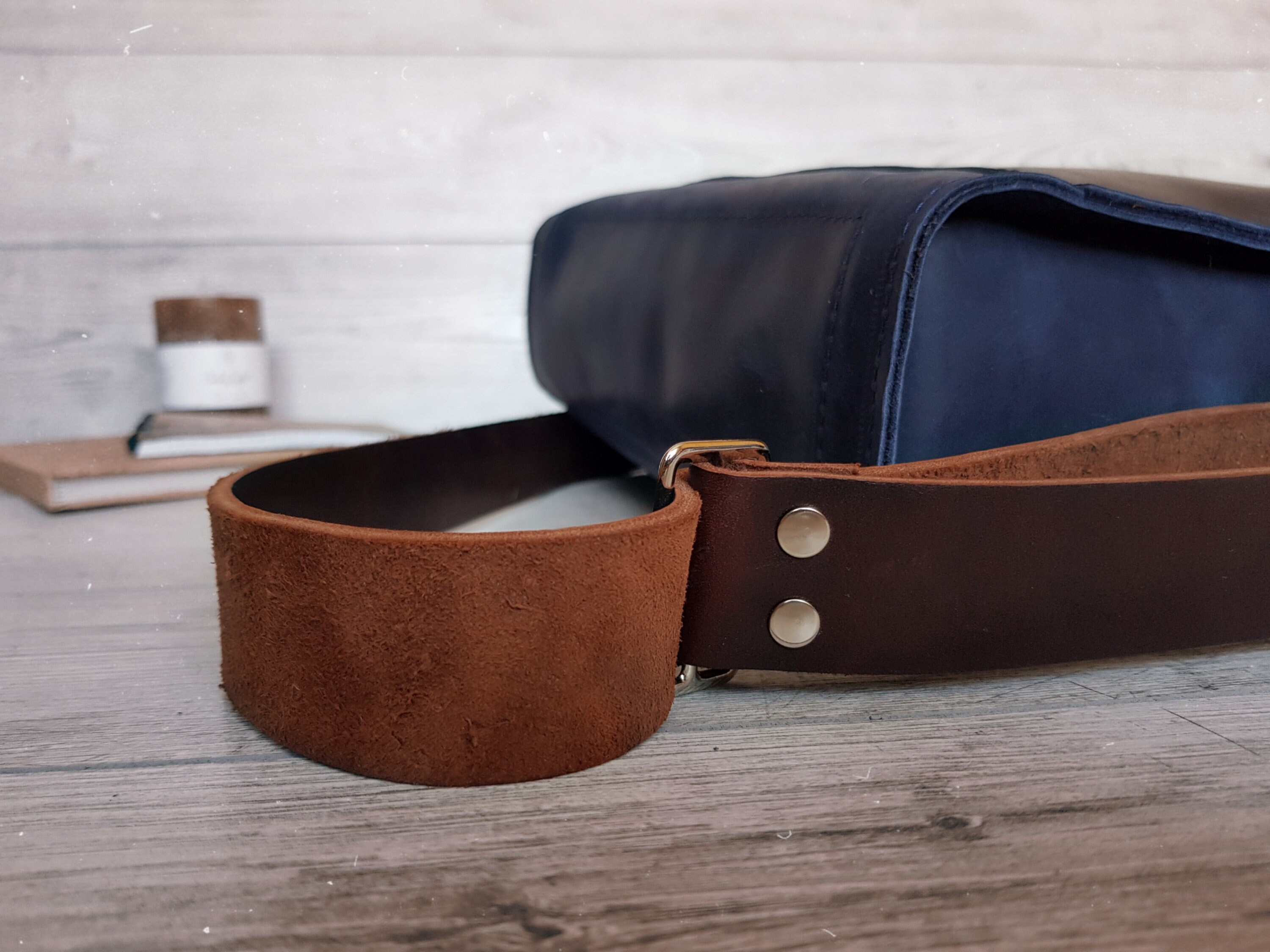 Leather tote bag with pockets Zippered tote bag Leather | Etsy