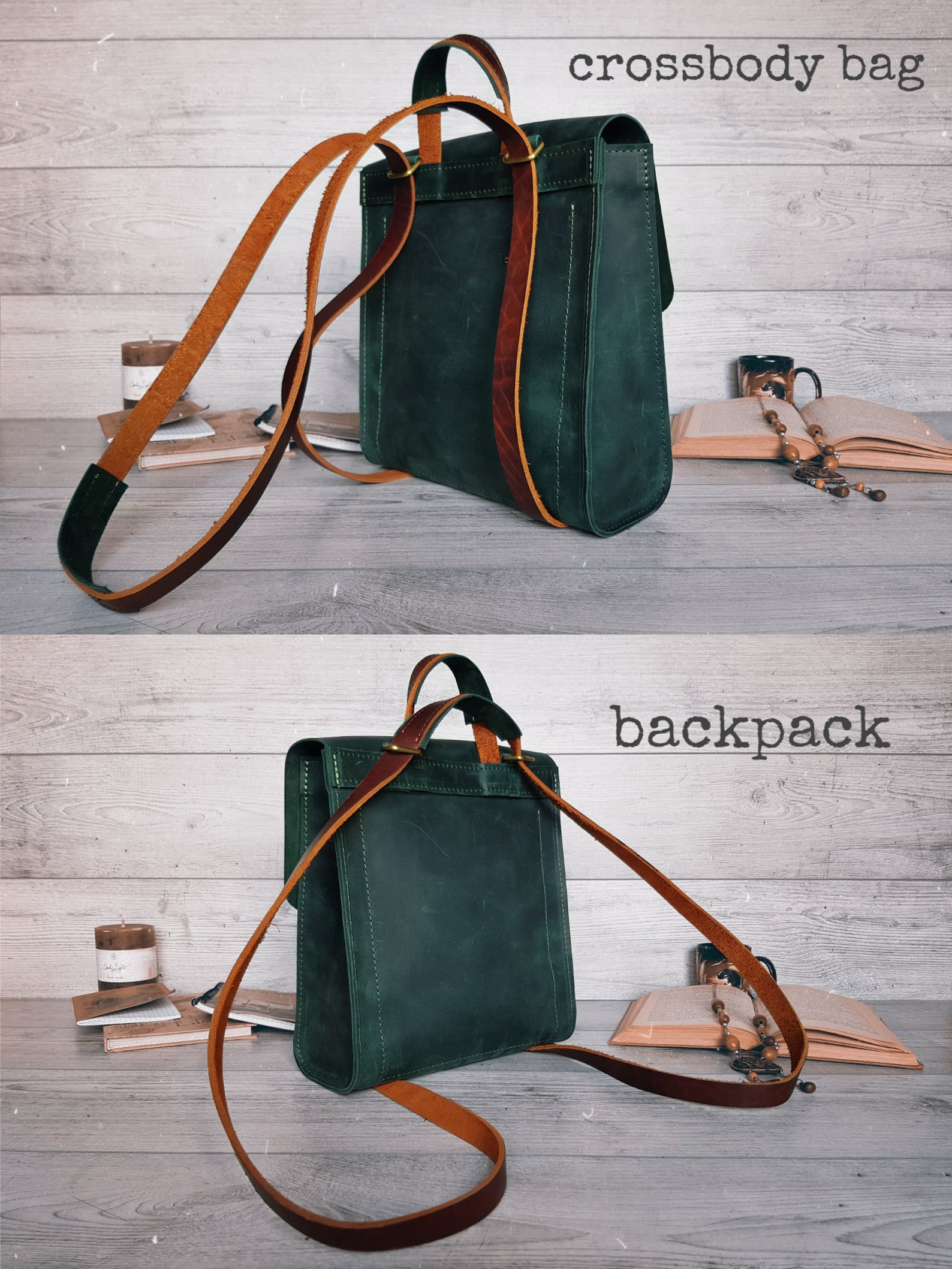 Leather Backpack Women Convertible Backpack Mini Backpack - Etsy