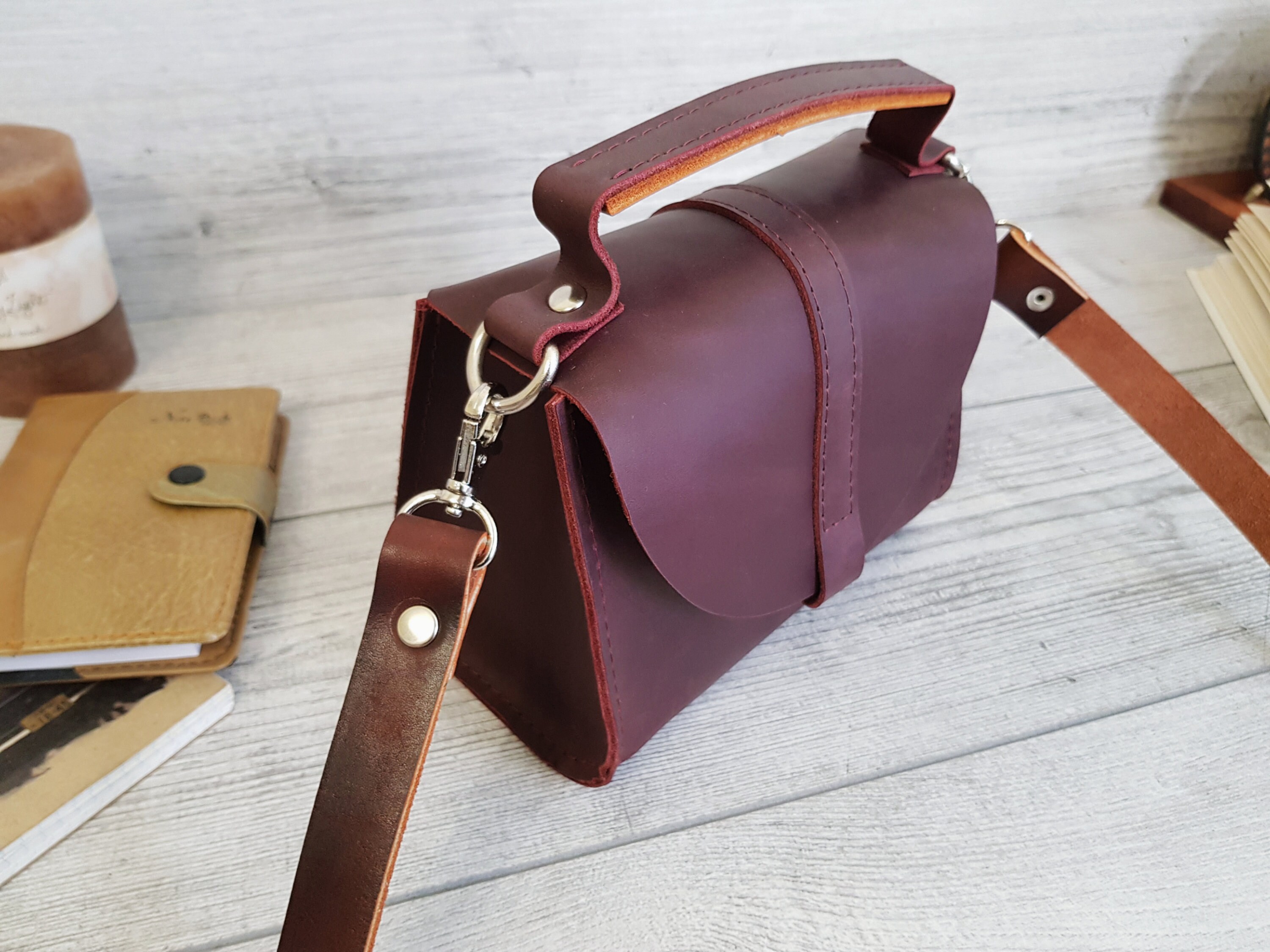 Small Leather Purse Women Leather Crossbody Bags for Women | Etsy