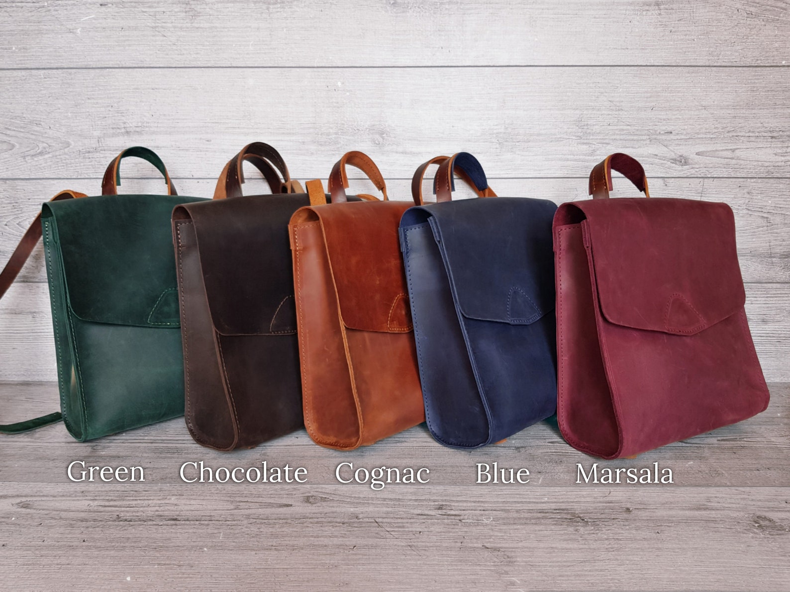 Mini Backpack Convertible Backpack Purse Black Leather - Etsy