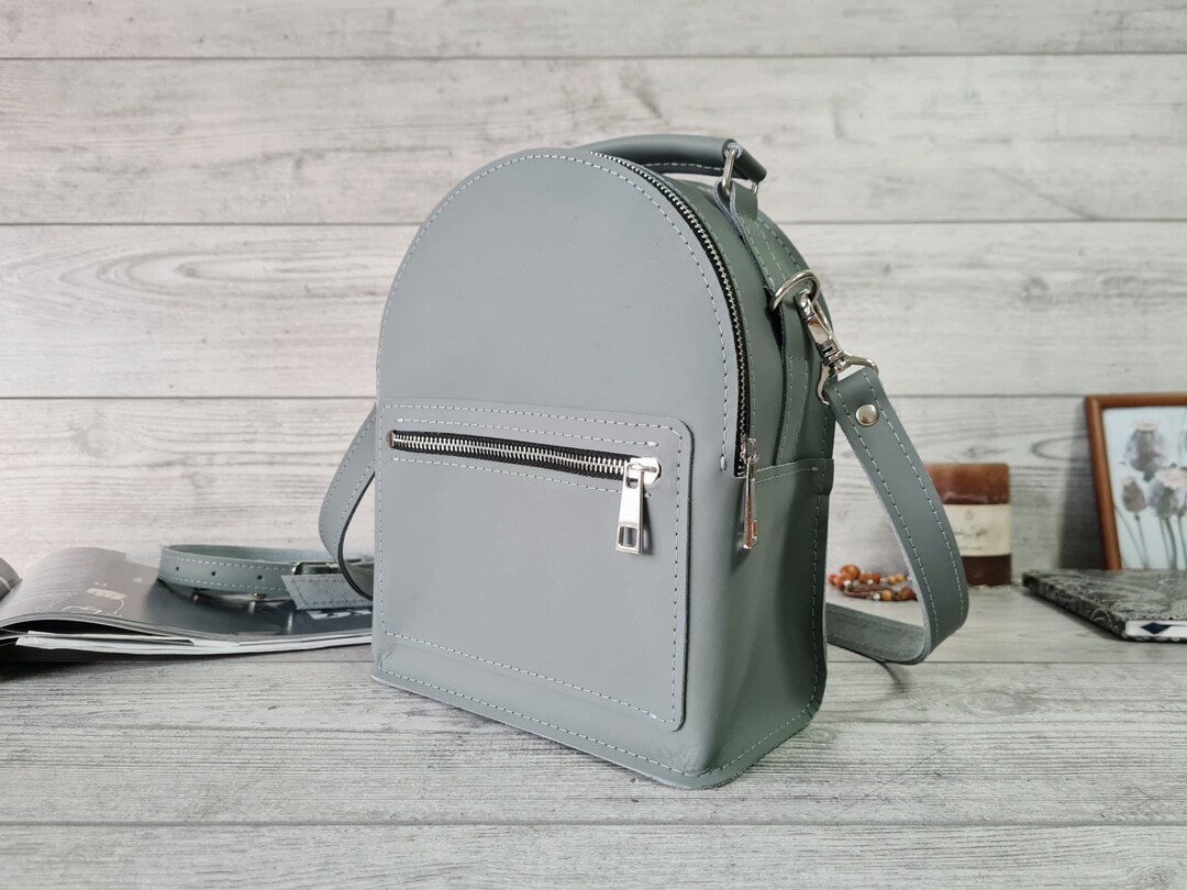 Mini Leather Backpack Purse, Cute Convertible Backpack Women, Small ...