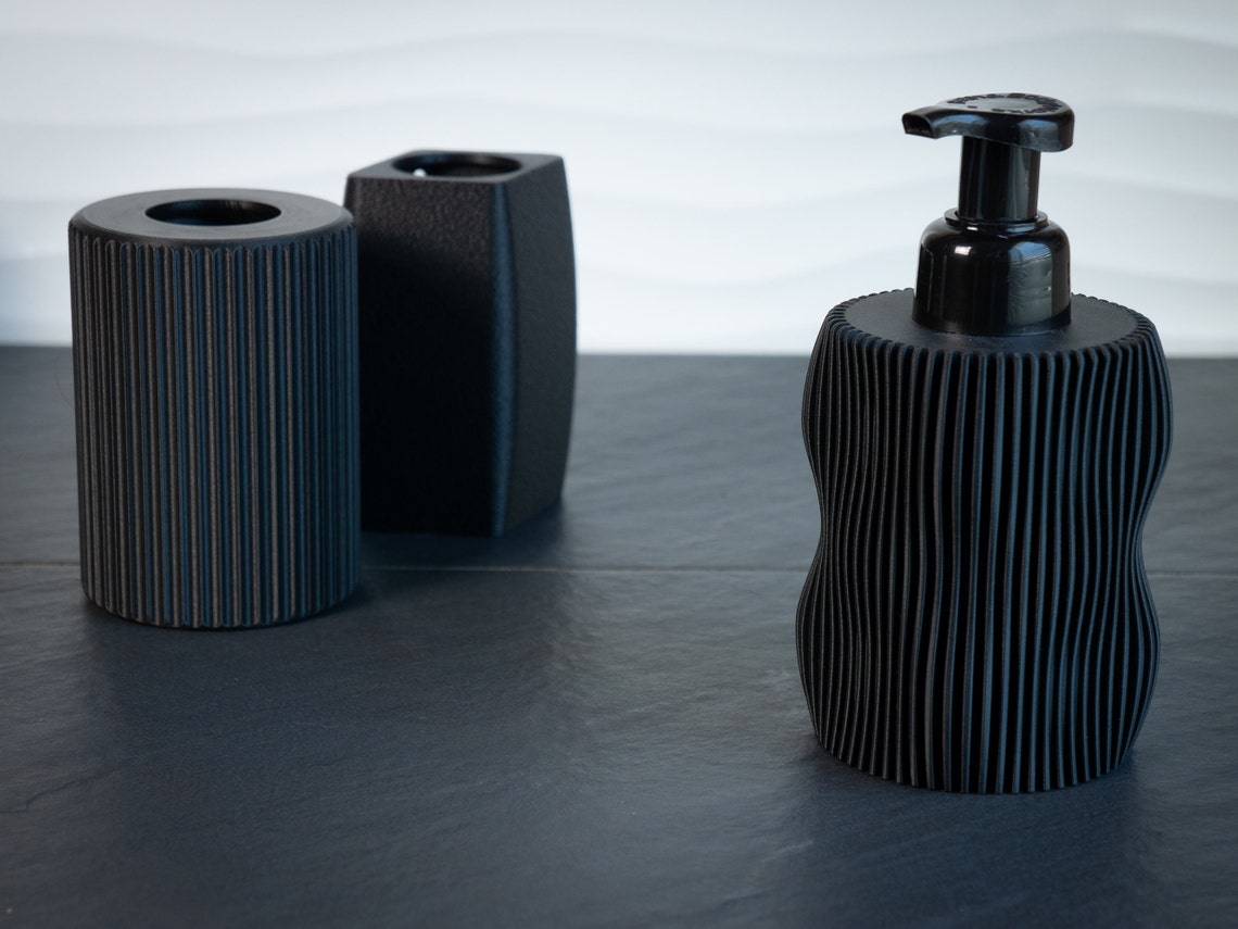 Matte Black Trio Soap Sleeve and Covers Bundle for Bath and Body Works ...