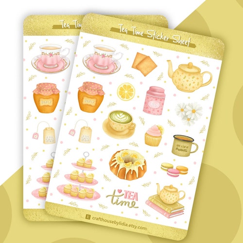Tea Planner Stickers - Etsy