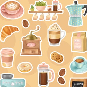 Coffee Break Sticker Pack Bullet Journal Stickers - Etsy