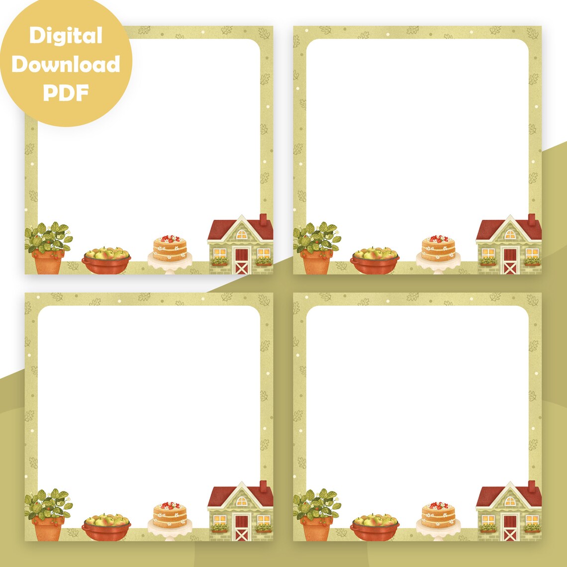 Cute Printable Sticky Notes Printable Memopad Printable - Etsy
