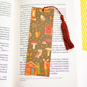 Forest Animals Bookmark | Cute Illustrated Bookmark - Etsy