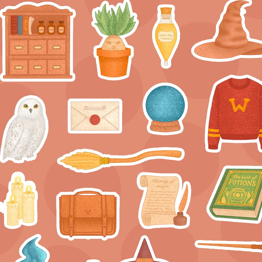 Wizards Sticker Pack| Magic School Sticker Pack | Bullet Journal ...