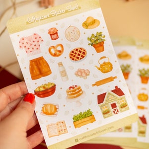 Cute Cottagecore Sticker Sheet Cottagecore Stickers - Etsy
