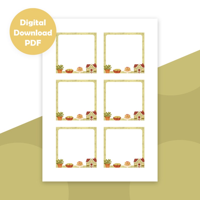 Cute Printable Sticky Notes Printable Memopad Printable - Etsy