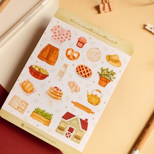 Cute Cottagecore Sticker Sheet Cottagecore Stickers - Etsy