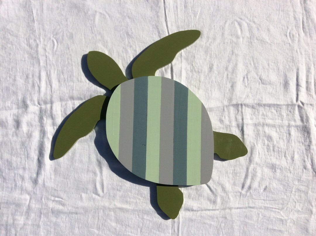 Painted Pallet-wood Sea Turtle - Etsy