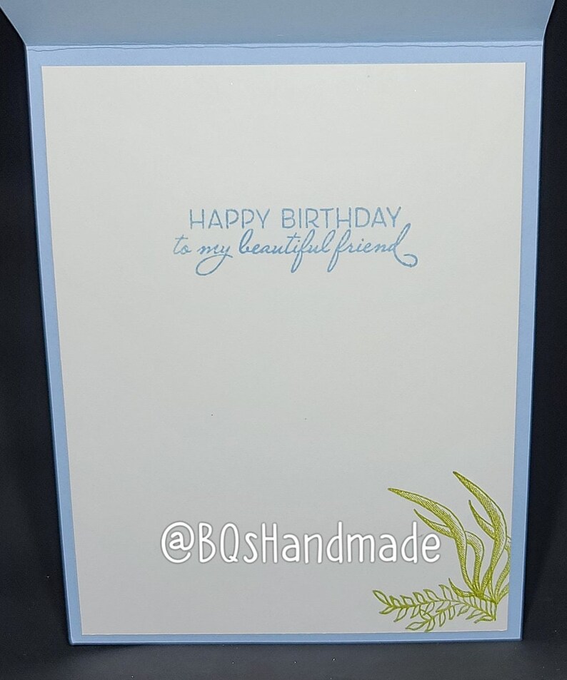 Ocean Themed Birthday Card | Handmade | Blank | Homemade - Etsy