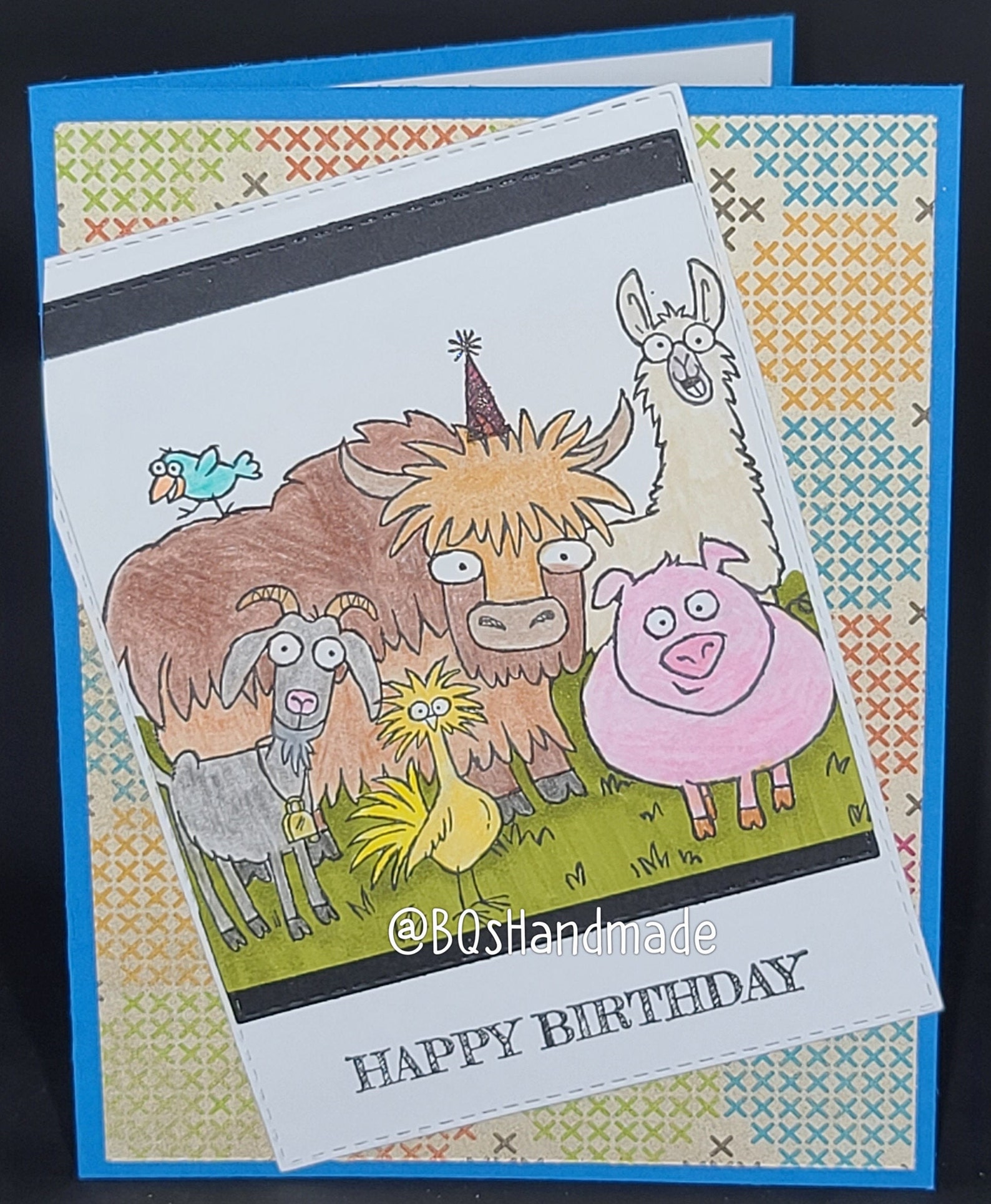 Farm Animal Themed Birthday Card | Handmade | Blank | Homemade | From ...