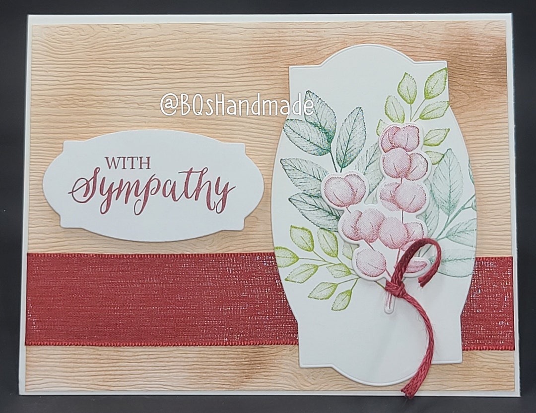 Simple Sympathy Card | Handmade | Blank | Homemade | Sorry ...