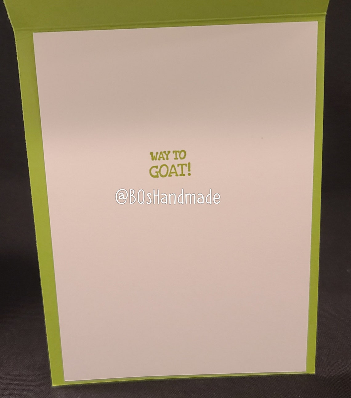 You're the G.O.A.T. Greatest of All Time Goat Themed Card - Etsy