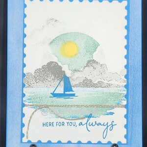 Nautical Themed Friendship Card | Handmade | Blank | Homemade ...