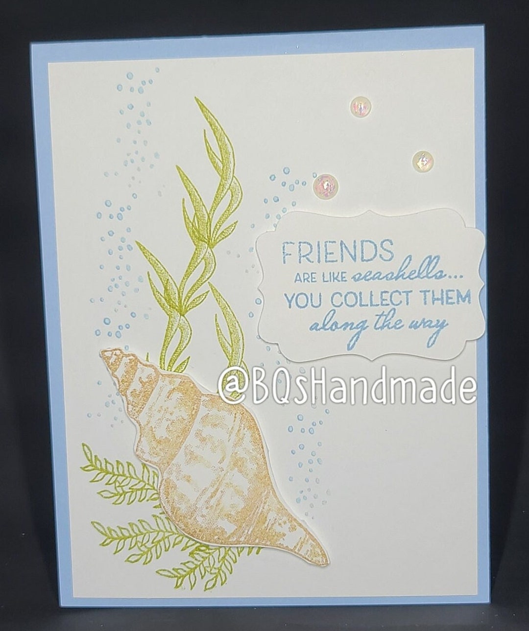 Ocean Themed Birthday Card | Handmade | Blank | Homemade - Etsy