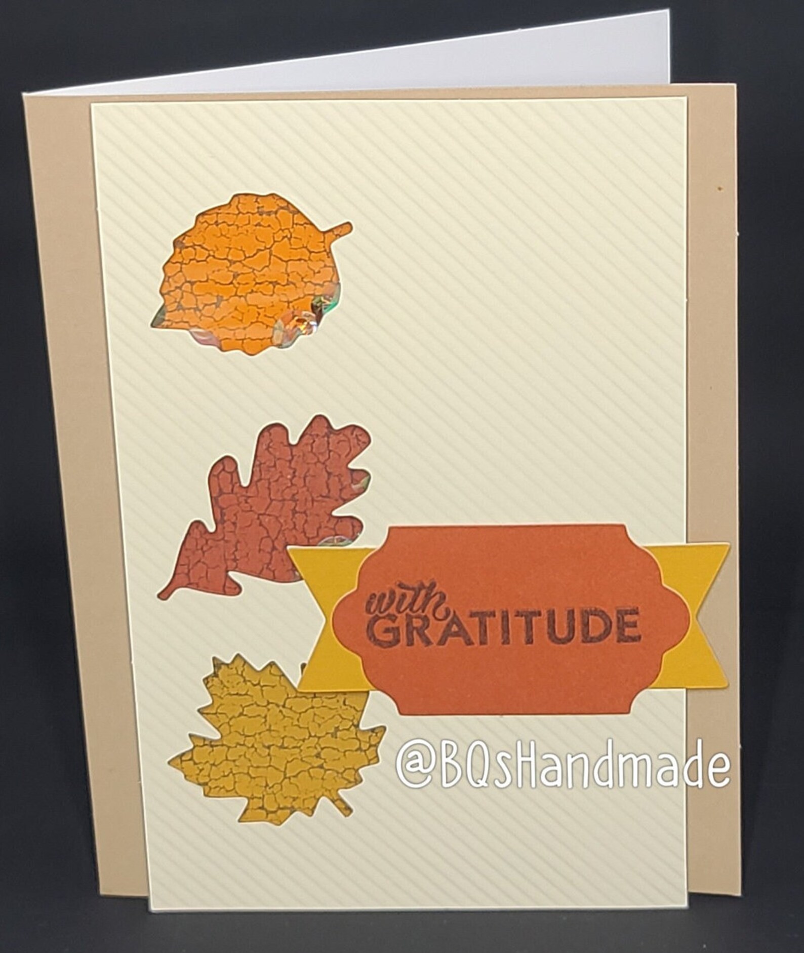 Fall Themed Gratitude Card | Handmade | Blank | Homemade | Thanksgiving ...