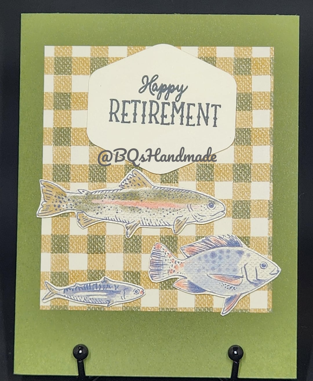 Fish Themed Retirement Card | Handmade | Blank | Homemade - Etsy