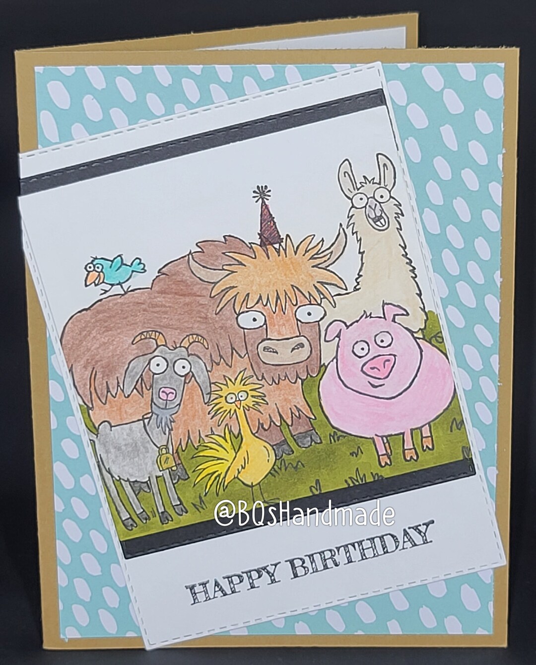 Farm Animal Themed Birthday Card | Handmade | Blank | Homemade | From ...